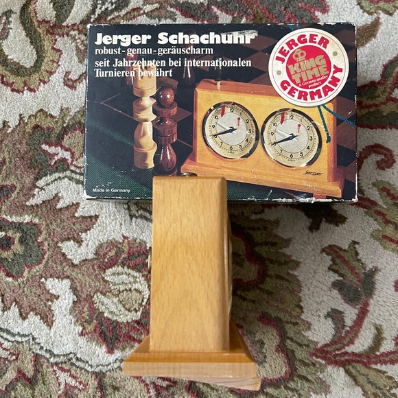Jerger | Other | Vintage German Mechanical Chess Clock Jerger Windup ...